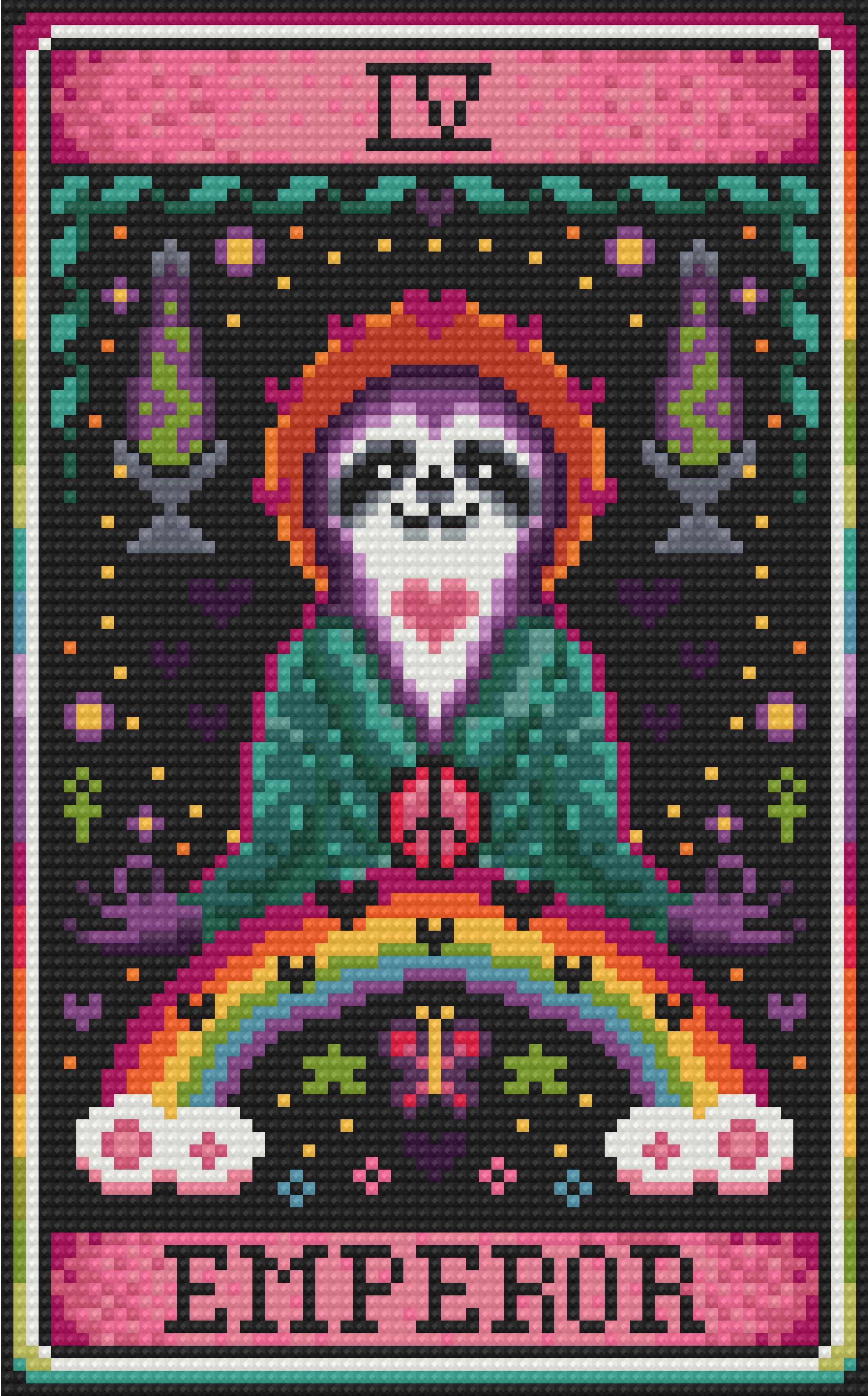 The Emperor IV | Pixel Charted – Jaded Gem Shop