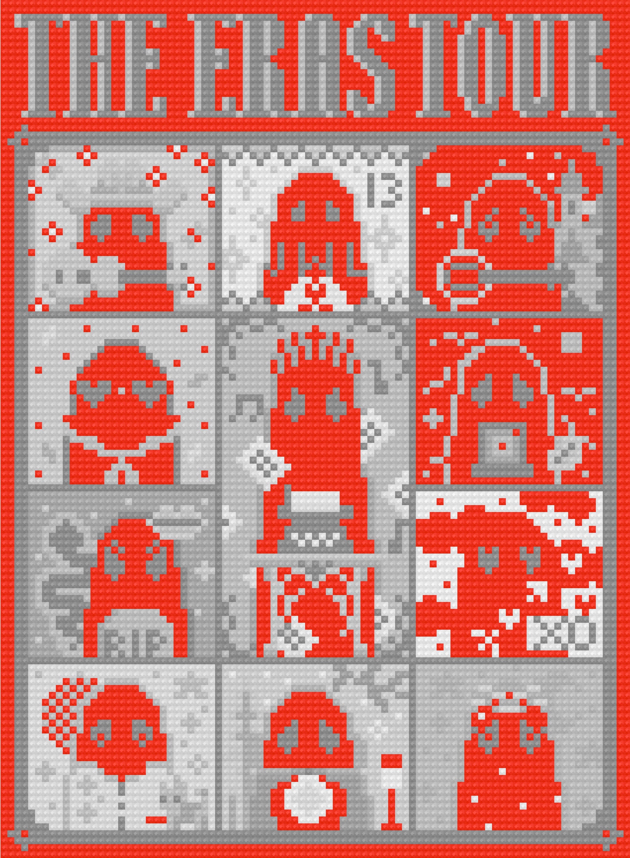 Ghost Of Eras Past | Pixel Charted | Ready to Ship – Jaded Gem Shop