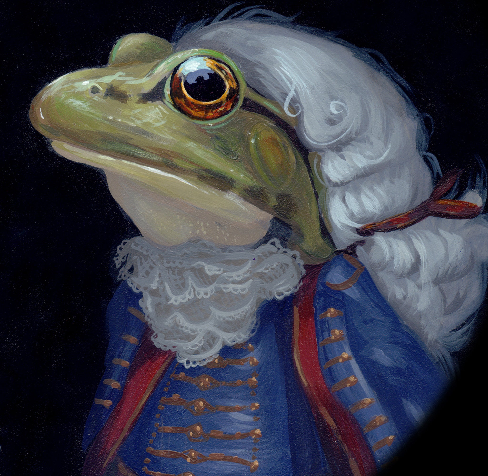 Alice's The Frog Footman half crop – Jaded Gem Shop