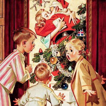 Kissing Santa | J.C. Leyendecker – Jaded Gem Shop